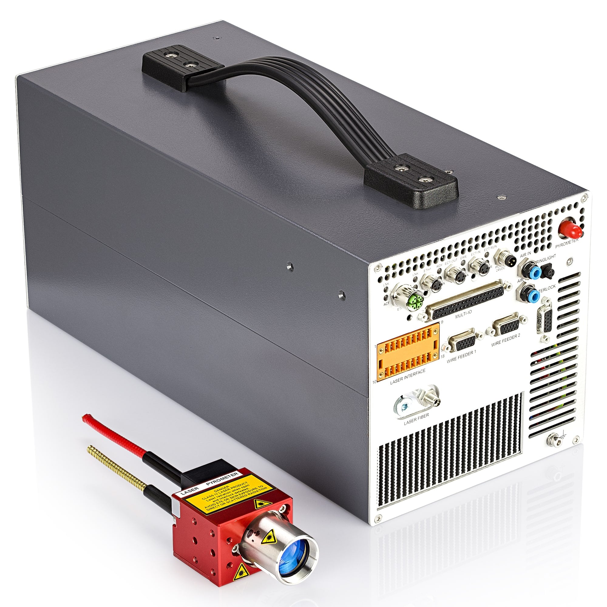 LH102 - Miniature laser process head for laser soldering with wire feed ...