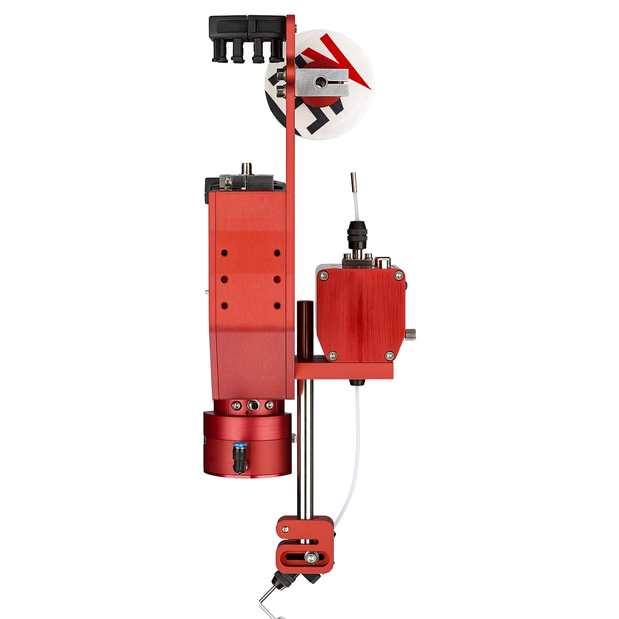 Laser process head for laser soldering with wire feeder and laser ...